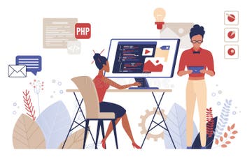 Characters Coder Stock Illustrations – 250 Characters Coder Stock Illustrations, Vectors ...