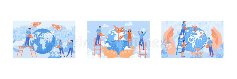 People Protect the Earth from Pollution and Save the Earth S Ecosystem ...