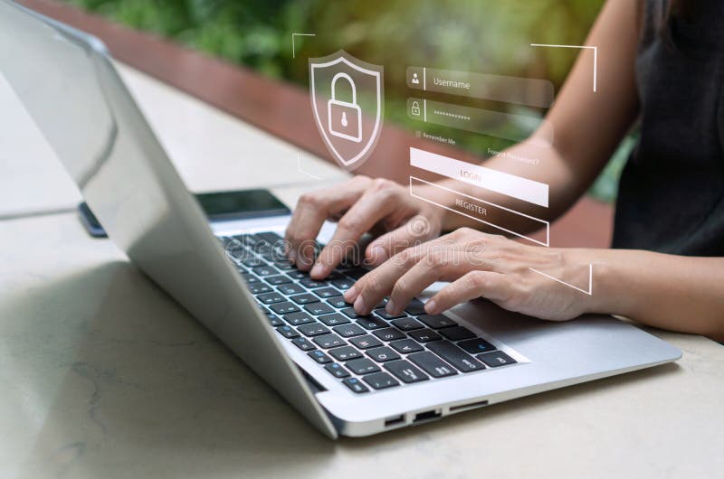 People Protect Personal Information on Computer, Information Security ...