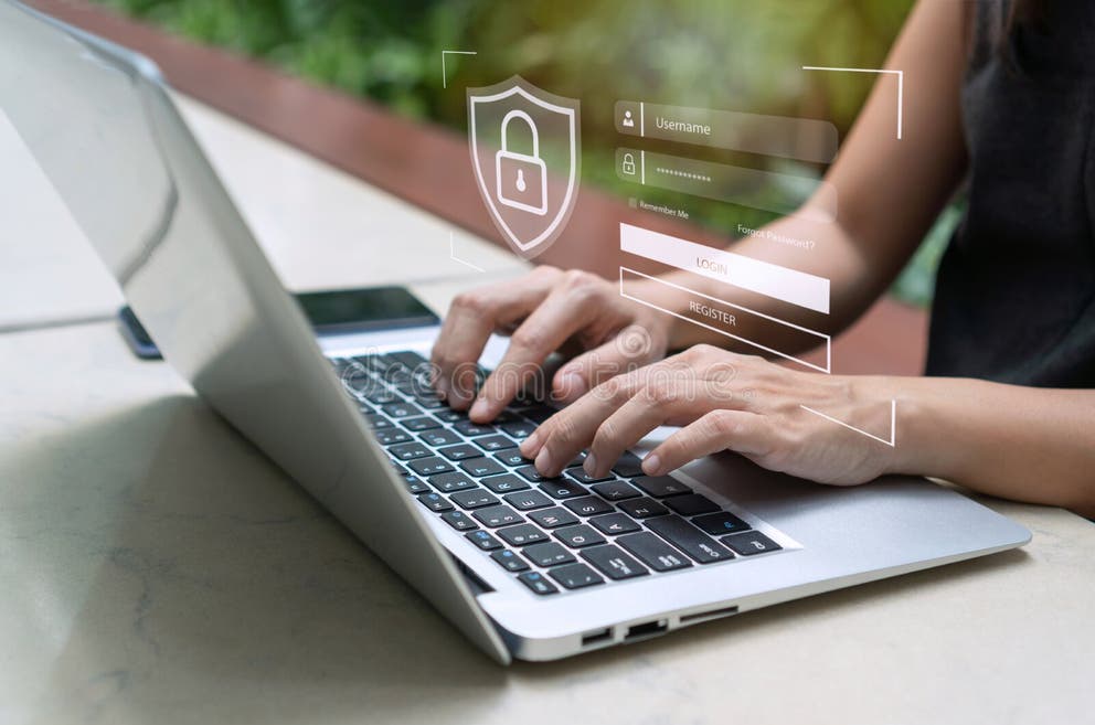 People Protect Personal Information on Computer, Information Security ...