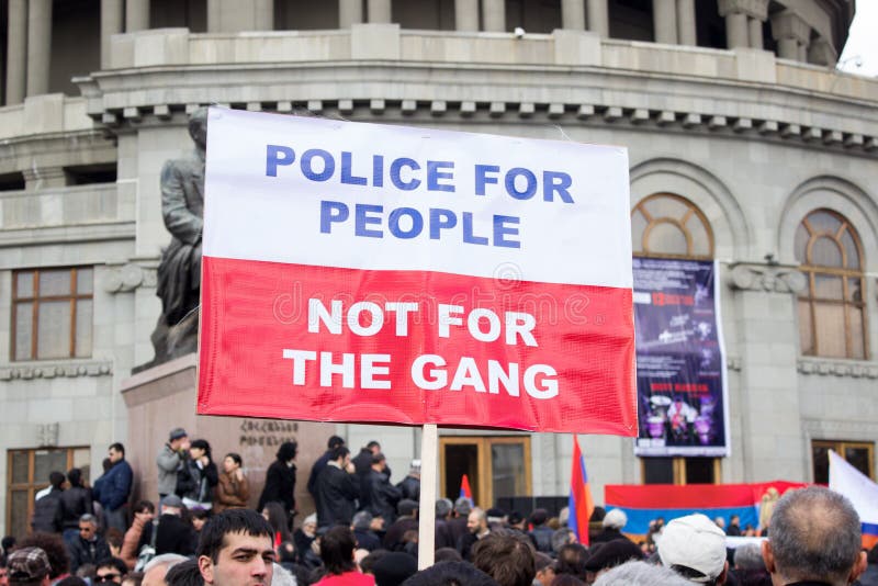 People Protesting Against Government Editorial Image - Image of ...