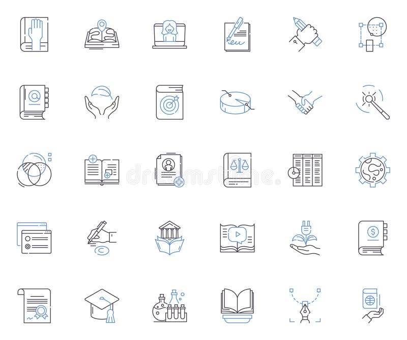 People Psychology Line Icons Collection. Behaviorism, Consciousness ... People Psychology Line Icons Collection. Behaviorism, Consciousness ...