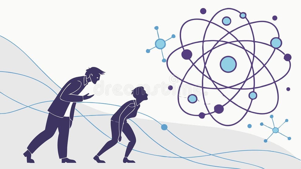 People Pulling Abstract Structure, Vector Design Generative AI Stock ...