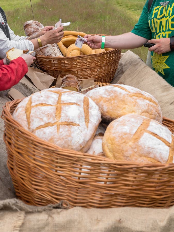 People Put Pate Hearth Bread Cut Knife Stock Photos - Free & Royalty ...