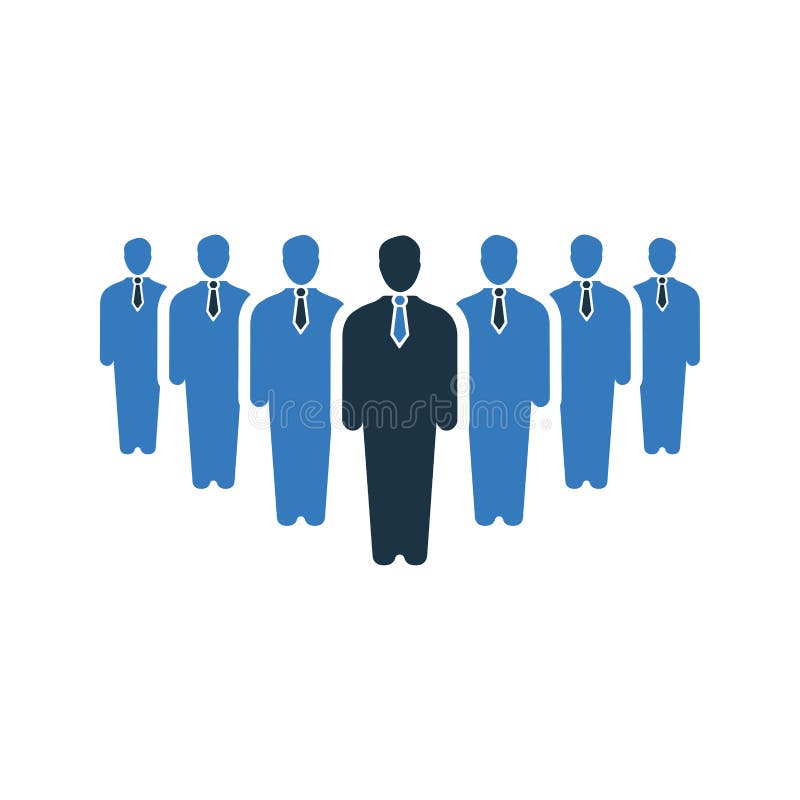 People on Queue Icon, Customer Line Stock Illustration - Illustration ...
