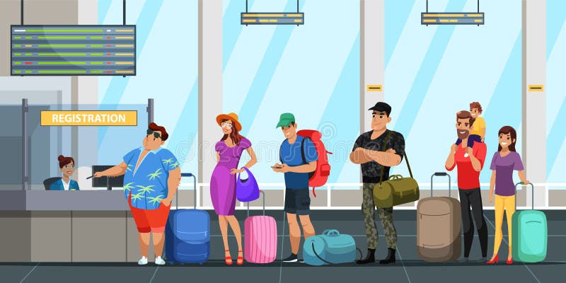 Queue of People at Supermarket Checkout, Man and Woman Paying and ...