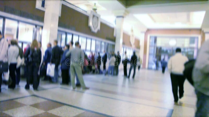 Ticket Office and Customer Support in the Central Train Station Stock ...
