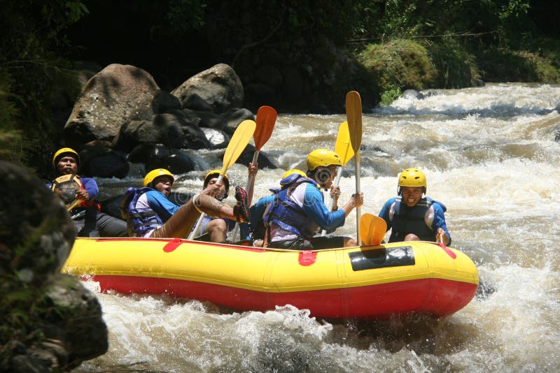 People Rafting on the River Editorial Photo - Image of canoe ...