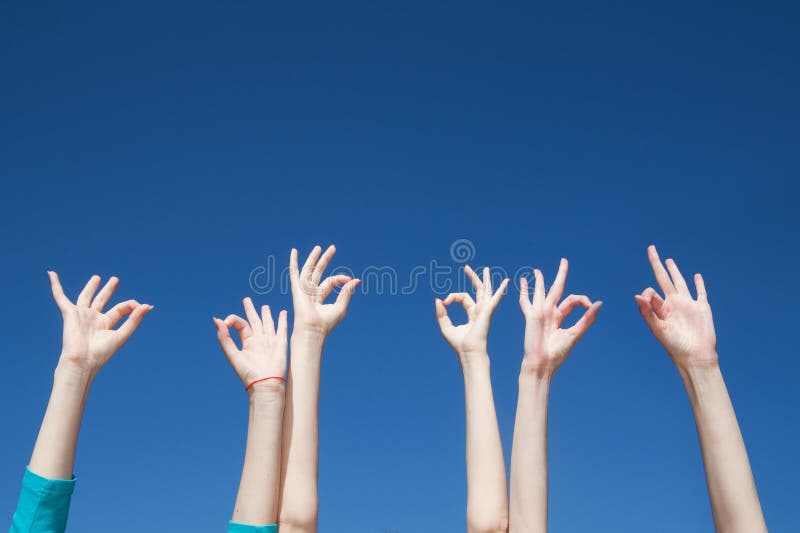 People Hands Holding Red Straight Word Mindfulness Stock Image - Image ...