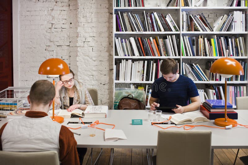 People are Reading Books at the Library Editorial Photo - Image of bill ...