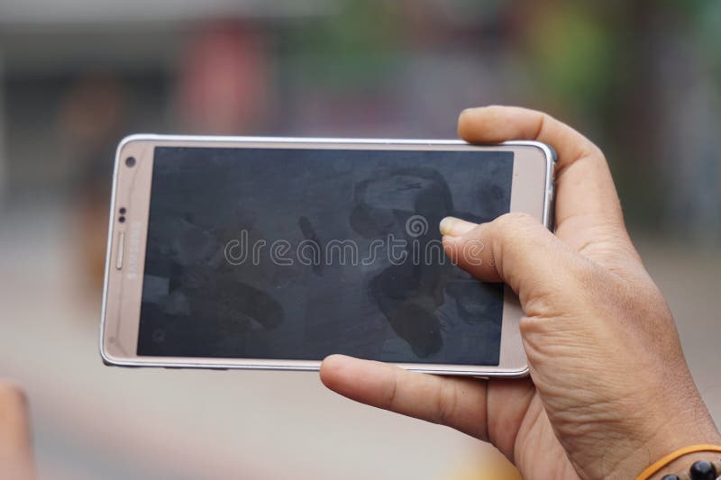 People Recording with Smartphone Editorial Stock Photo - Image of phone ...