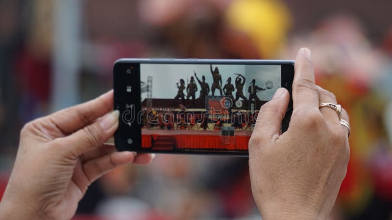 People Recording with Smartphone Editorial Photo - Image of multimedia ...