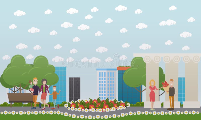 People and Relations Concept Vector Flat Illustration Stock Vector ...