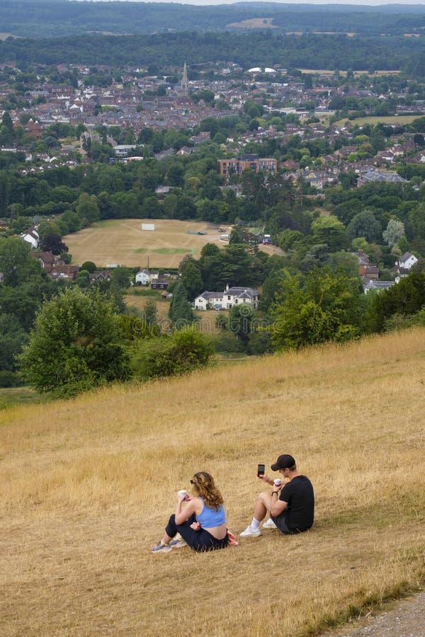 People Relax on Box Hill Surrey Editorial Photo - Image of people, 2022 ...