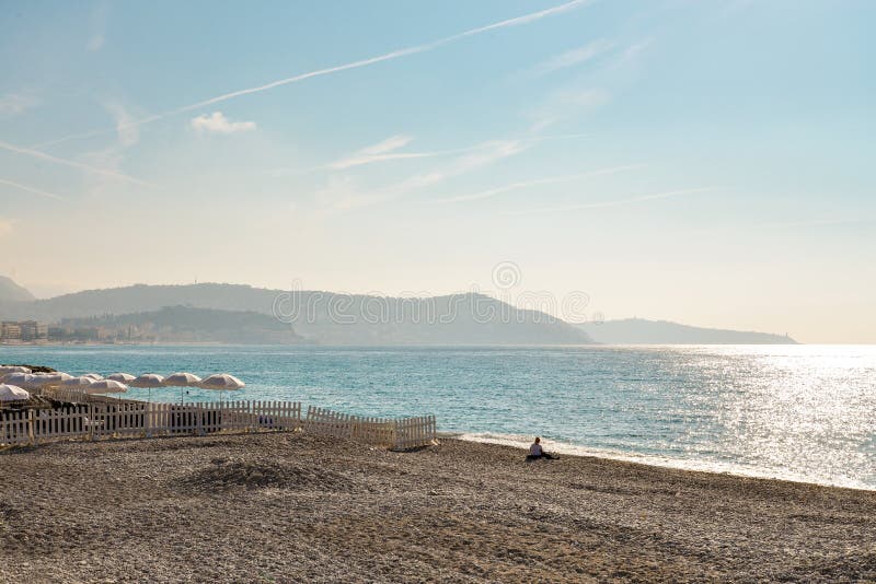 People relaxing on Nice editorial stock photo. Image of landscape ...