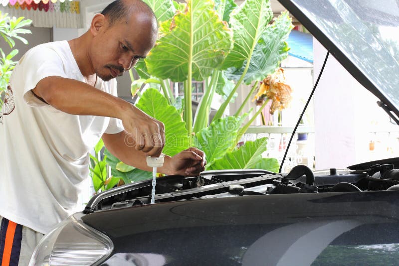 People are repairing cars. stock image. Image of caucasian - 32327063