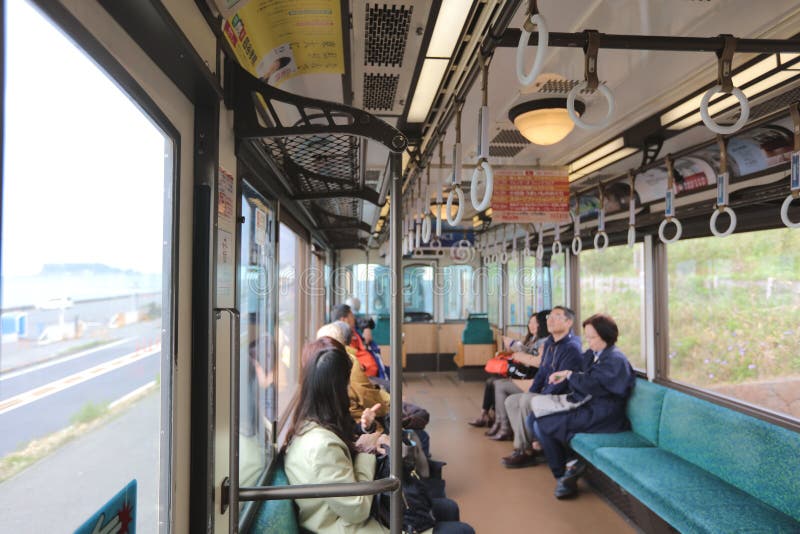 Enoden Line in Kamakura, Japan Editorial Photography - Image of ...