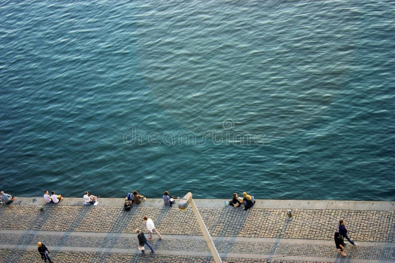 People by the river editorial photography. Image of vacation - 91240562