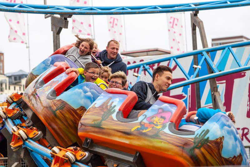 People on a Roller Coaster editorial image. Image of parade - 134276085
