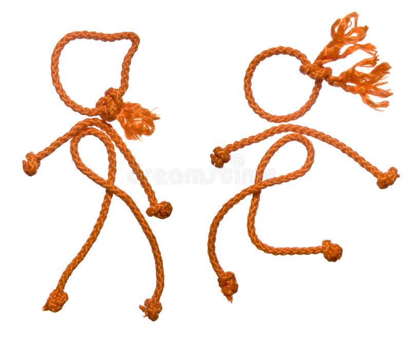 People from rope stock photo. Image of woman, isolated - 7722392