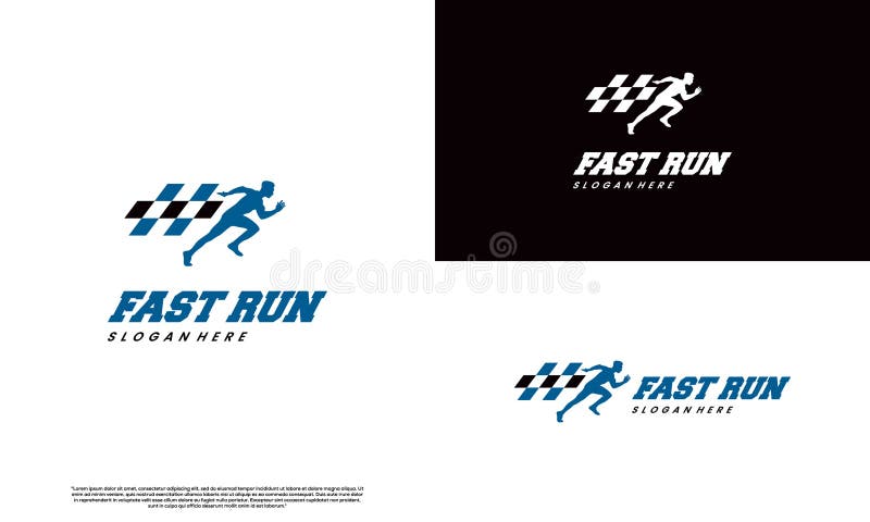 People Run Logo Design, Running Logo, Fast Run Logo Design Icon ...