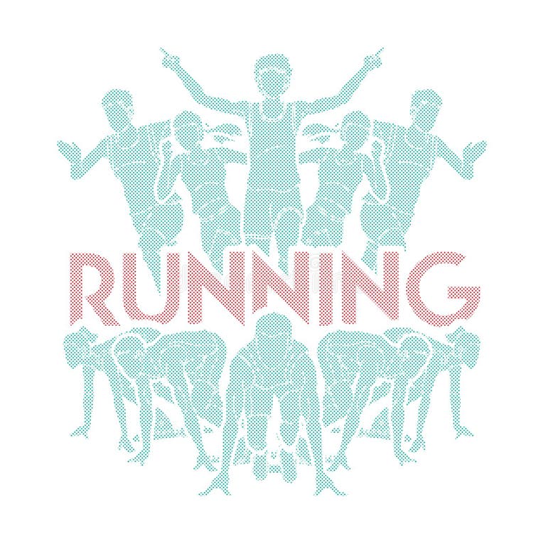 People Run, Runner ,Marathon Running, Team Work Running, Group of ...