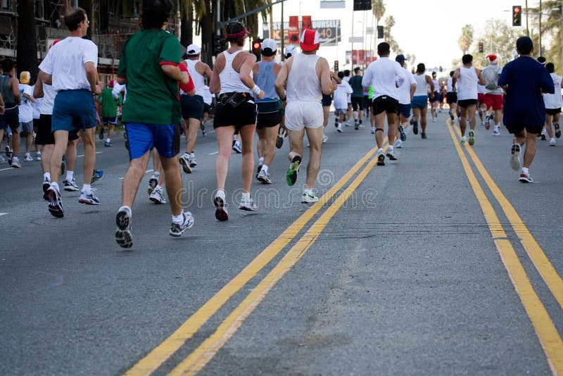 People running editorial photography. Image of leading - 700522