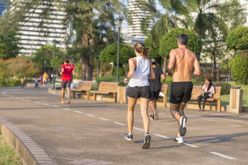 Running in the park editorial image. Image of active - 43341290