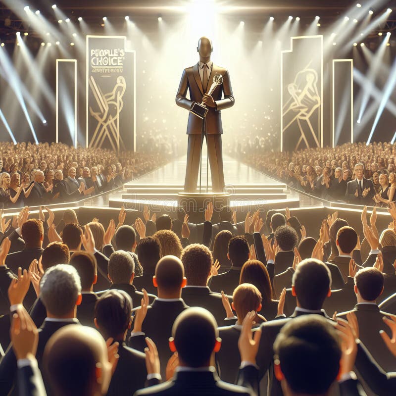 People S Choice Awards Crowd Depiction of a Cheering Crowd at Th Stock ...