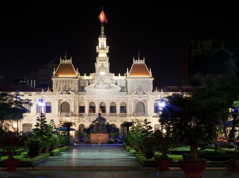 People S Committee Building in Vietnam Stock Image - Image of travel ...
