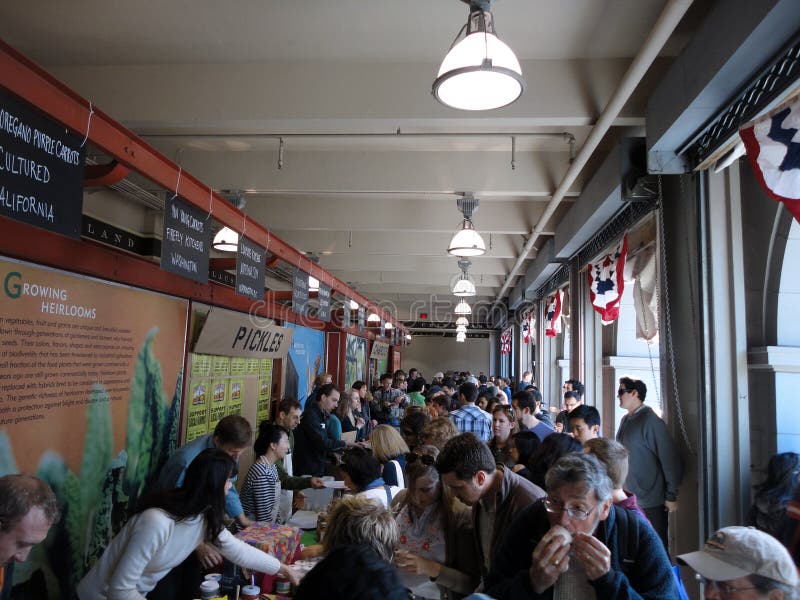 People Sample Fancy Food at Event Editorial Stock Image - Image of ...