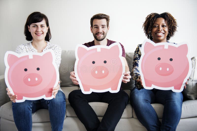 People with Saving Money Concept Stock Photo - Image of bank, earnings ...