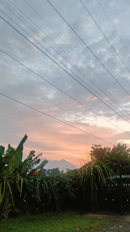 People Say the Most Beautiful Sunset is after the Rain Stock Image - Image of sunset, rain ...