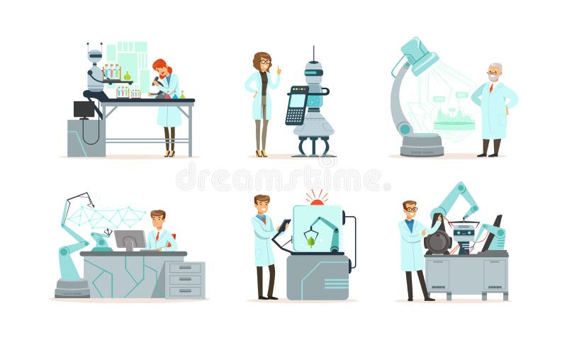 People Scientist Character in Innovation Laboratory Conducting ... People Scientist Character in Innovation Laboratory Conducting ...