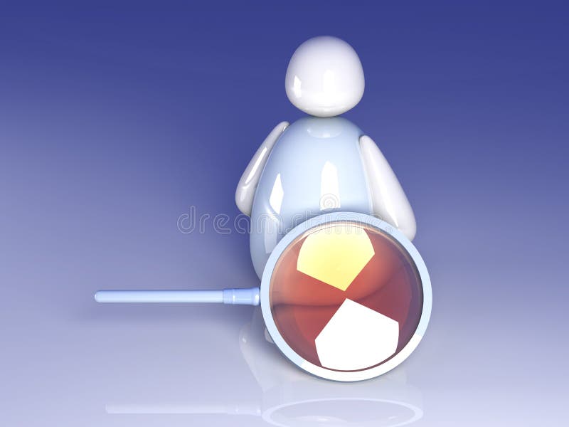 People Search stock illustration. Illustration of lens - 5748919