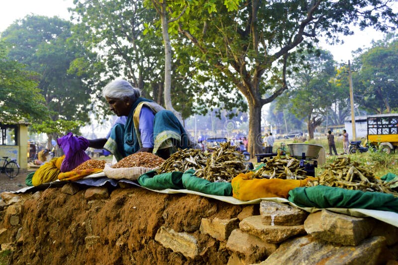 Indian rural market editorial image. Image of market - 29804260
