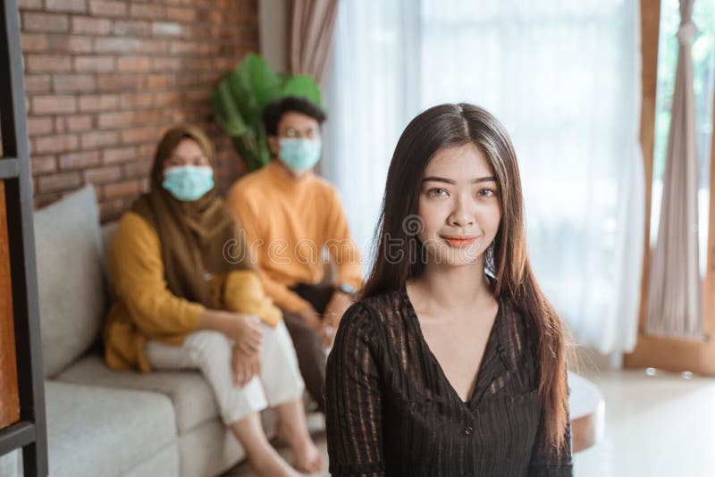 People Separating Avoiding Getting Infection Stock Image - Image of ...