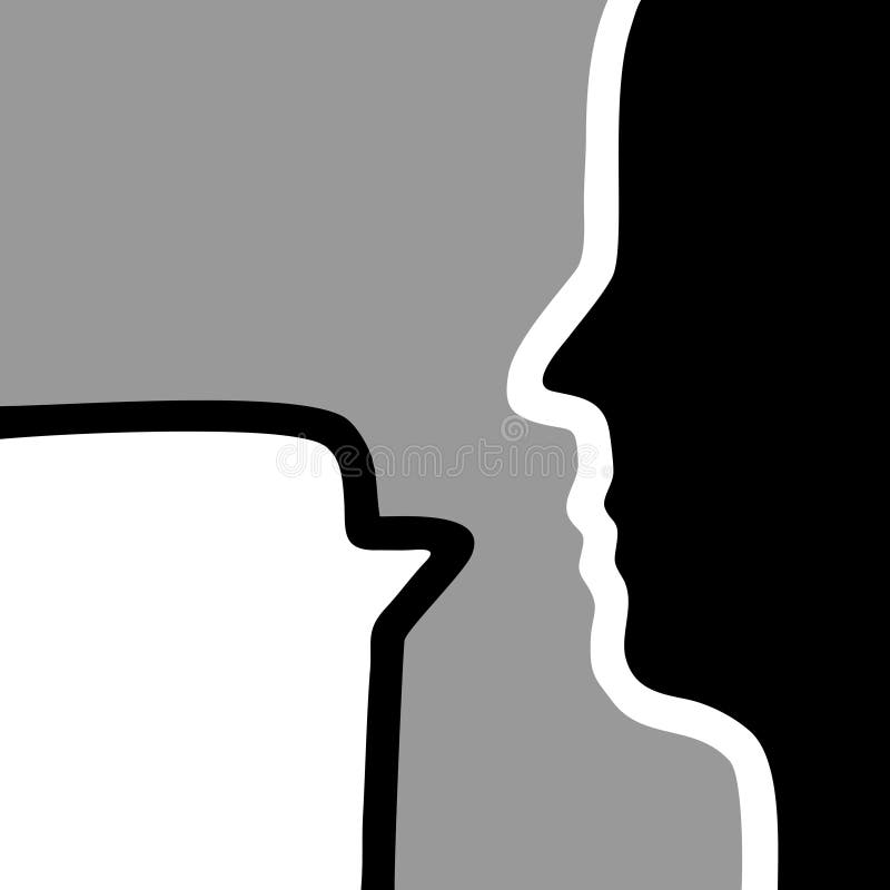 People shadow talk stock vector. Illustration of communication - 29372001