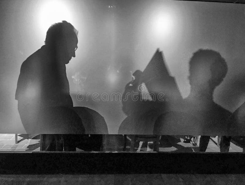 People Shadows Inside a Pub Stock Image - Image of retail, shadow: 89455191