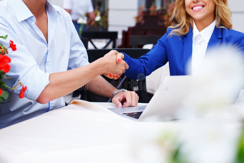 People shake their hands stock photo. Image of happy - 36580130