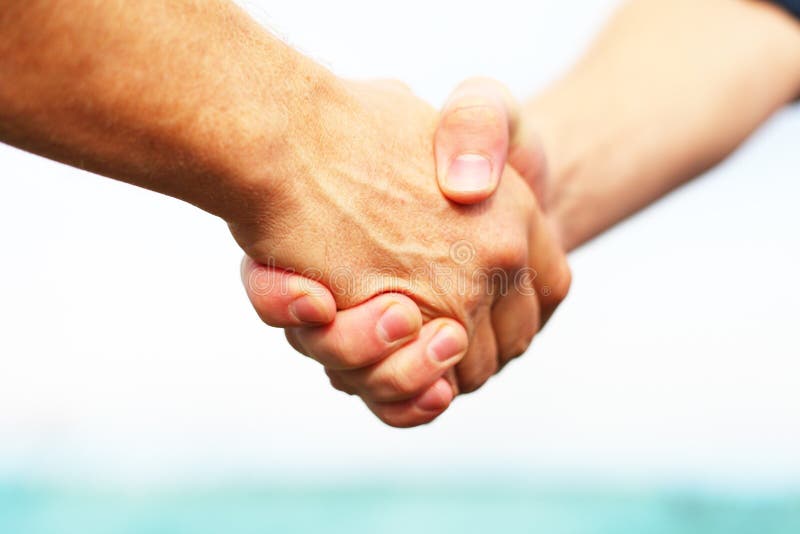 Two People Get Combined Hands Together Stock Photo - Image of colors ...