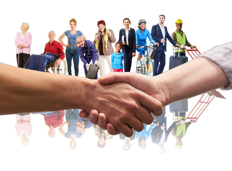 People Shaking Hands Concept Insurance Togetherness Stock Photos - Free ...