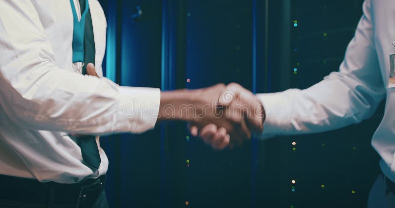 People, Shaking Hands and Data Center Agreement, Introduction or ...