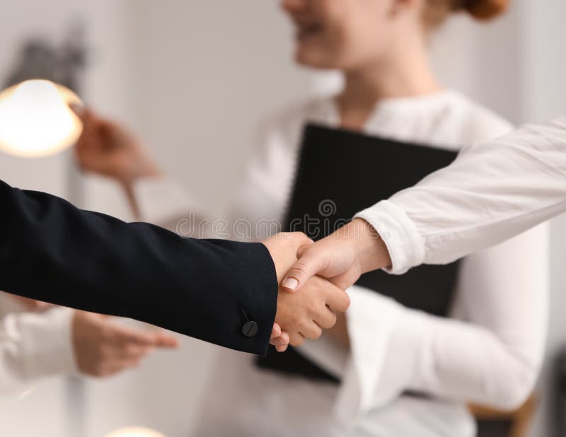 People Shaking Hands in Office Stock Image - Image of employee, expert ...