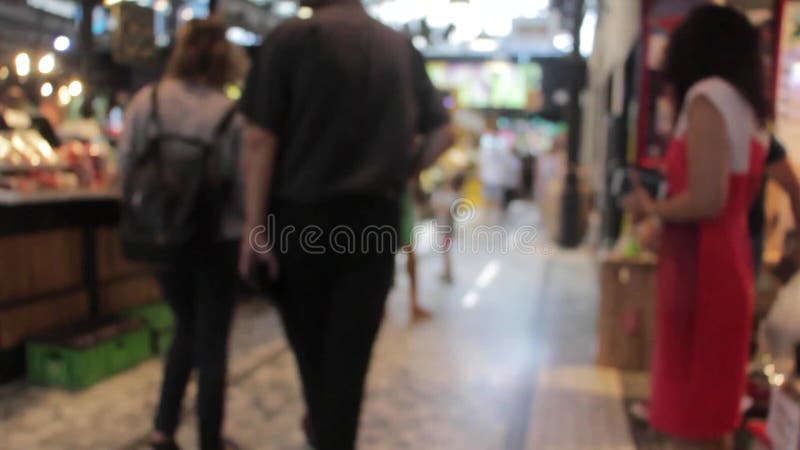 People Shopping in Blurry Motion – Animated Store Scene Stock Footage - Video of fashion ...