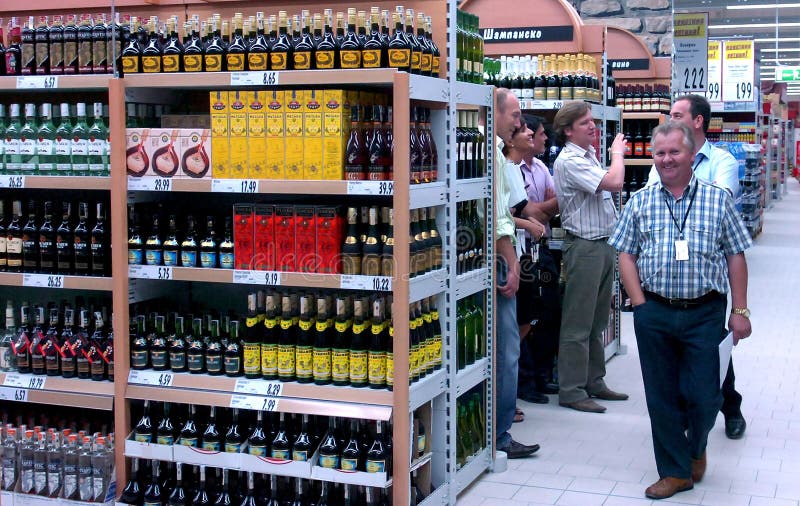People Shopping in Supermarket Store. Editorial Photography - Image of ...