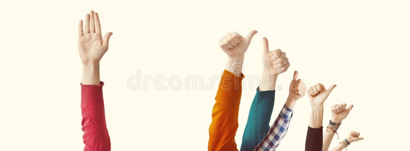 139 Group Crowd People Thumbs Up Stock Photos - Free & Royalty-Free ...