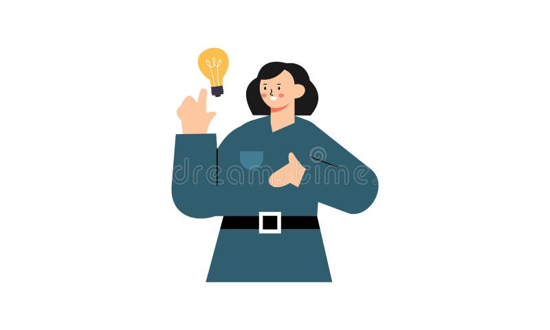 People Shows Gesture of a Great Idea Creativity Thinking Concept Stock ...