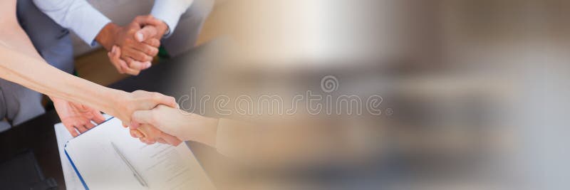 People Signing Paper Agreement with Transition Stock Image - Image of ...