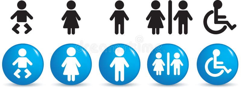 People signs stock vector. Illustration of changing, signage - 9264843